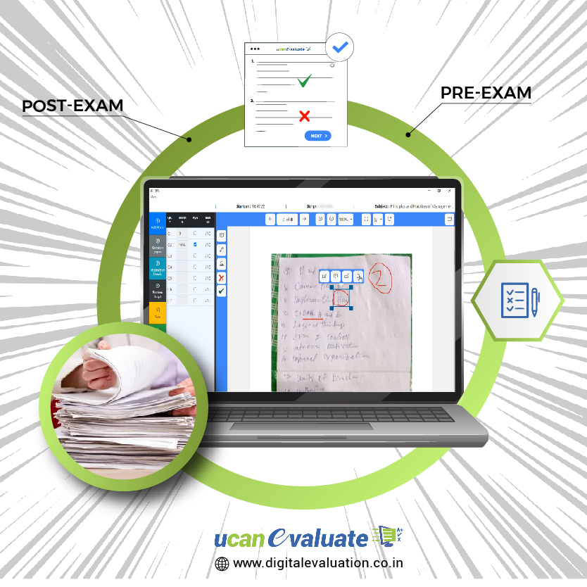 Streamlining University Examination: Pre & Post Processing"